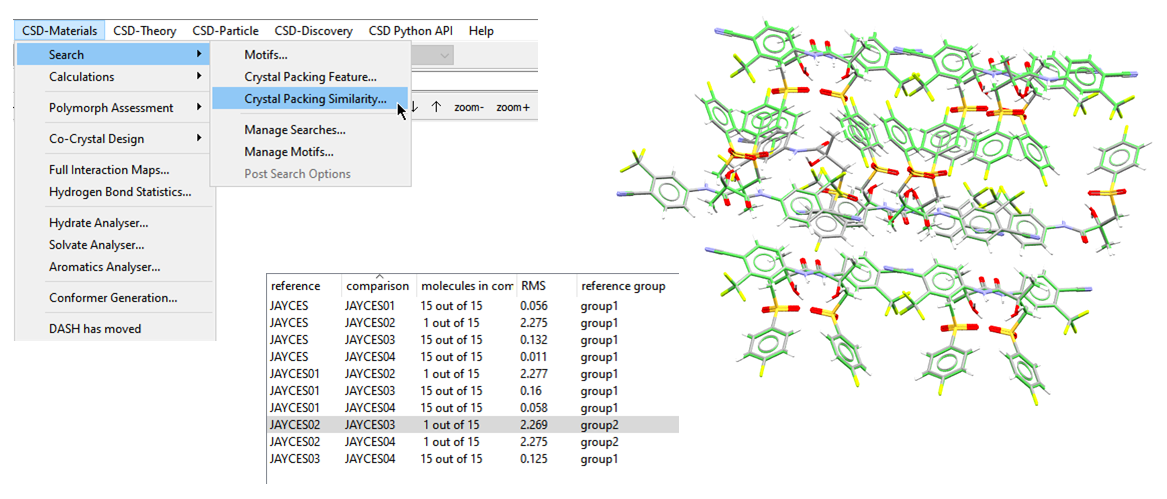 How to Compare Polymorphic Structures Using Mercury | CCDC