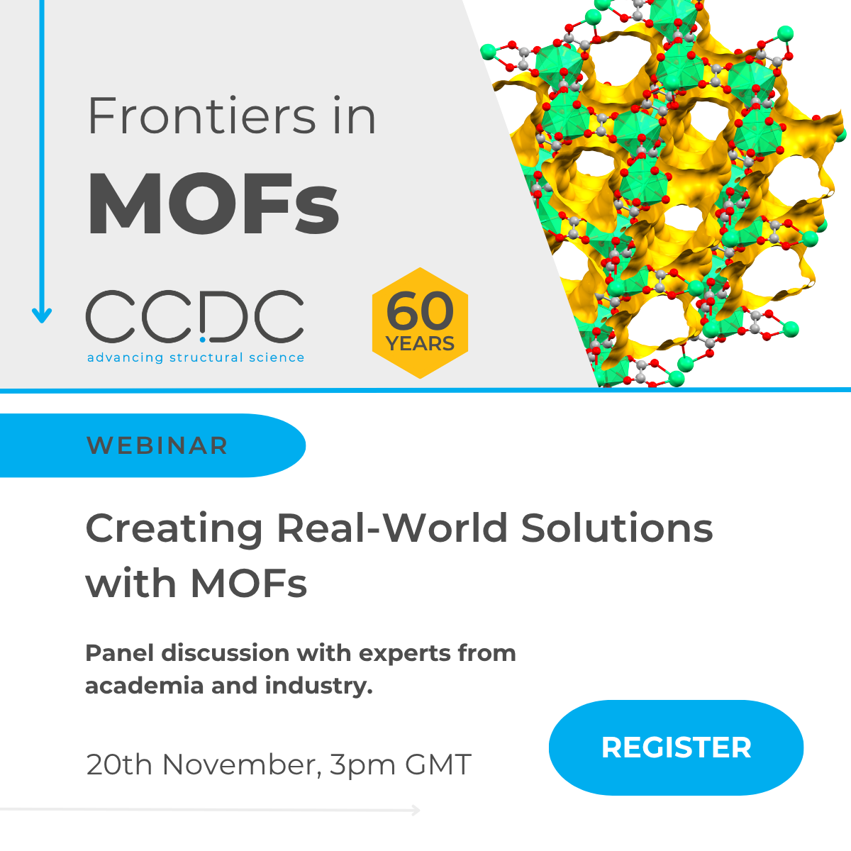 Frontiers in MOFs Panel Webinar | CCDC