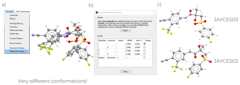 How to Compare Polymorphic Structures Using Mercury | CCDC