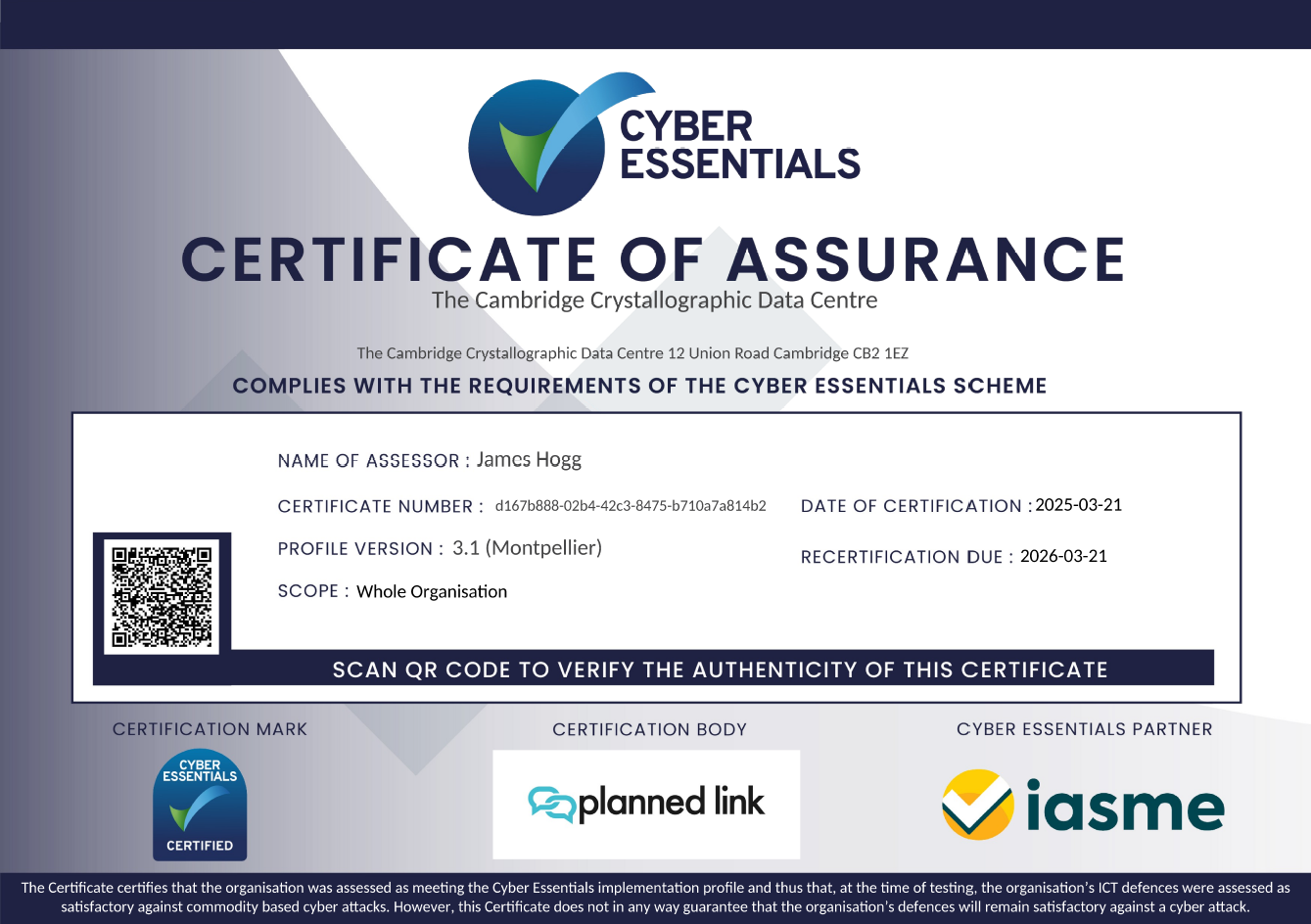 Cyber Essentials Certified | CCDC
